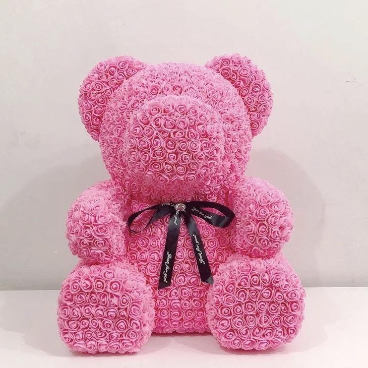 Extra Large Pink Rose Bear | Rose Bears Australia