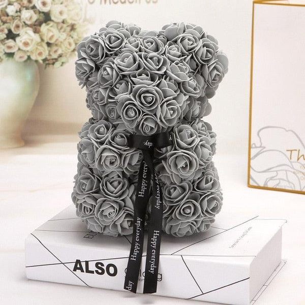 Grey Rose Bear | Rose Bears Australia